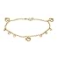 Amazon.com: Barzel 18K Gold Plated Curb Link Anklet: Jewelry