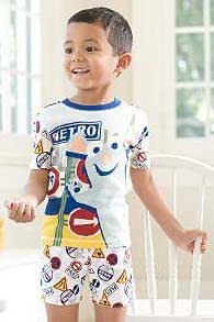 Amazon.com: Disney RATATOUILLE REMY METRO PJ Pals Short Pajamas Sz 6 ...