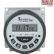 Frontier TM619H2 Digital Timer Programmable Time Switch with LCD 4 Pin ...