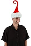 Amazon.com: elope Springy Santa Hat, Multi-Colored, One Size: Clothing