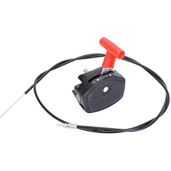 Amazon.com : Universal Lawn Mower Throttle Cable Lever Control Handle ...