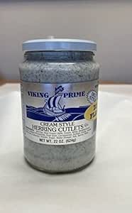 Amazon.com : Viking Prime Creamy Dill Herring Cutlets - 22 ounces - 1 ...