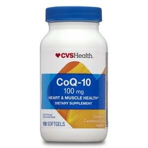 Amazon.com: CVS Co Q-10 Coenzyme Q10 Softgels 100mg: Health & Personal Care