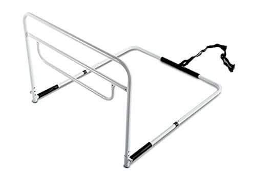 RMS Single Hand Bed Rail - Adjustable Height Bed Assist Rail - Bedside ...