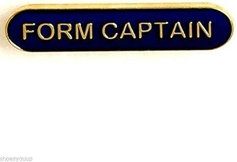 Emblems-Gifts Form Captain Badge ideal for schools (Blue): Amazon.co.uk ...