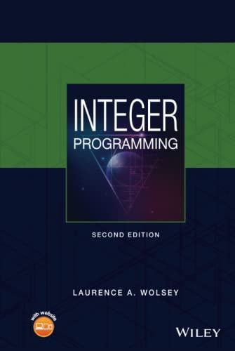 Amazon - Integer Programming: Wolsey, Laurence A.: 9781119606536: Books