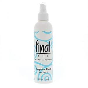 Amazon.com : Final Net Non-Aerosol Regular Hold Hairspray, 8 oz (Pack ...