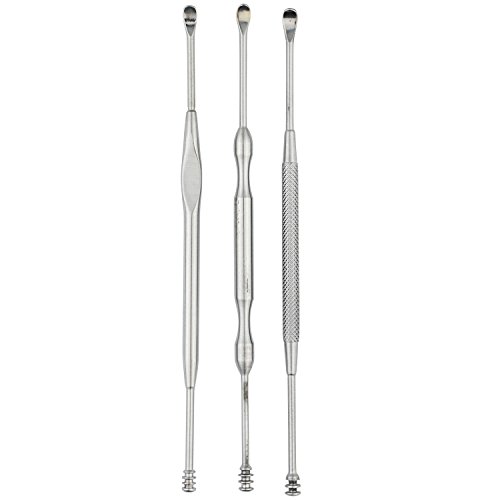 Buy Ear Pick Ear Curette Earwax Removal, 3 Pcs Yookat Stainless Steel ...