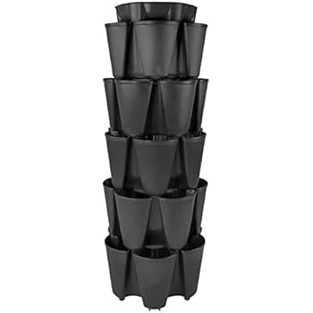Amazon.com: LARGE Vertical Gardening Stackable Planters by Mr. Stacky ...