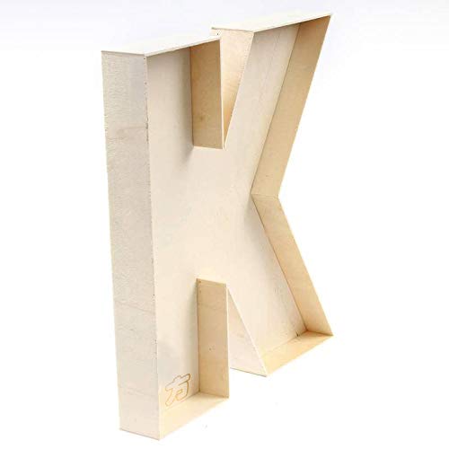 Handmade Crafts fillable Letter Box K, Hollow Letter A-Z in Oman ...