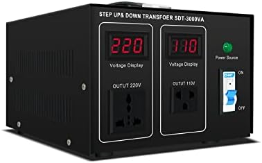 Step Down/Up Transformer 220v to 110v, 3000W Voltage Converter 110 to ...