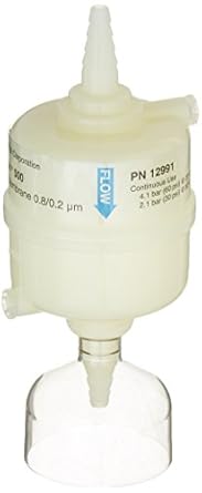PALL 12991 AcroPak Membrane Filter Capsule, 0.8/0.2µm Pore Size, 500 sq ...