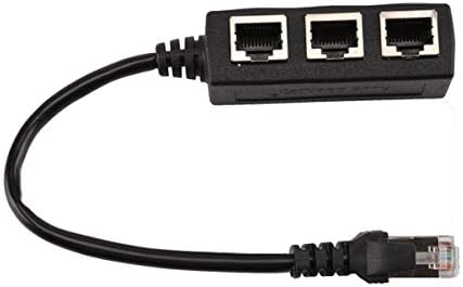 Professional Long RJ45 1 To 3 Ethernet LAN Network Cable Splitter ...