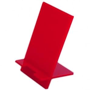 Amazon.com: Red Acrylic Mobile Phone Stand One - Mobile phone stand ...