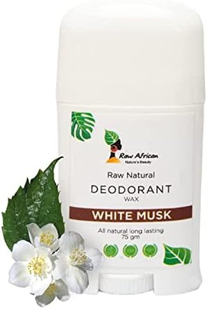 Raw African | Natural Deodorant | Long Lasting | Natural Honey Wax ...