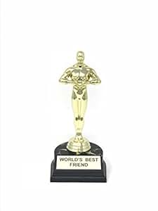 Amazon.com : World's Best Friend Trophy-7" : Sports Award Trophies ...