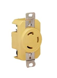 Marinco 305CRR Marine Electrical Receptacle (30-Amp, 125-Volt, Female ...