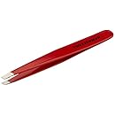 Amazon.com : Tweezerman Stainless Steel Slant Signature Red Tweezer ...