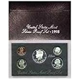 1998 US Mint Premier Silver Proof Set at Amazon's Collectible Coins Store