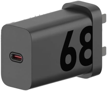 Motorola, Wall Charger, 68W, Fast Charging Adapter, Matte Black price ...