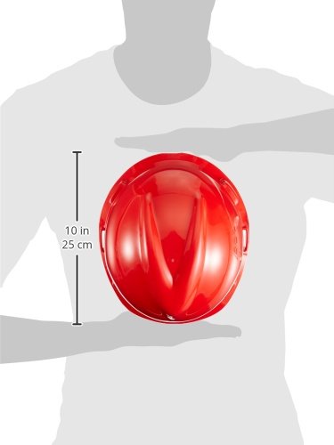 MSA 475366 V-Gard Full-Brim Hard Hat with Fas-Trac III Ratchet ...