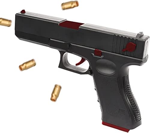 Toy Gun with Jump Ejecting Mag, Soft Bullets & Pull Back Action, Pistol ...