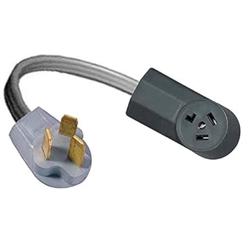 10-50P 3-Pin Male Stove Oven Range Plug To 10-30R 3-Prong Female ...