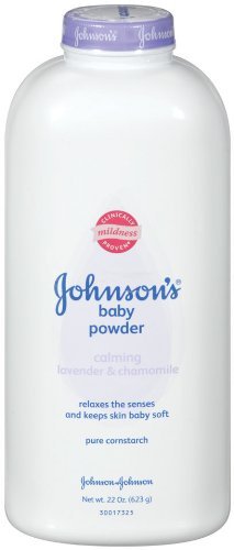 Johnson's Baby Powder, Pure Cornstarch, Lavender & Chamomile, 22 Ounce ...