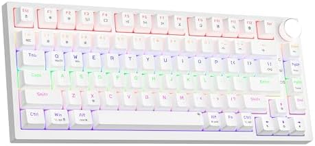 Newmen GM326 75% Mechanical Gaming Keyboard, 82 Keys Gasket Hot ...