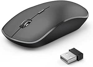 Wireless Mouse for Laptop, J JOYACCESS 2.4G Ultra Thin Silent Mouse ...