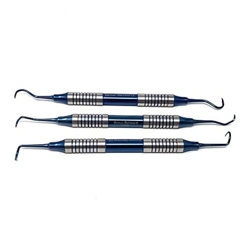 3pc Periodontal Dental Anterior Posterior Sickle Scalers 204S, H6/H7 ...