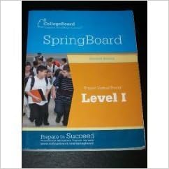 Amazon.in: Buy CollegeBoard SpringBoard English Textual Power Level I ...