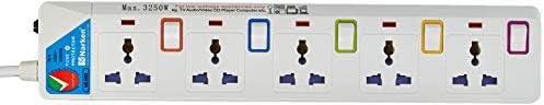 Narken E-Series Electric Universal Extension Cord 5 Socket 3 Meter ...