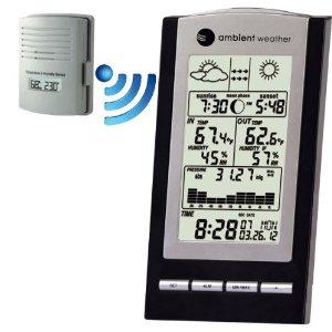 Amazon.com: Ambient Weather WS-1280 Wireless Indoor & Outdoor Digital ...