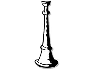 Amazon.com : Fireman Rank 1 Bugle Lieutenant SHAPED Sticker (fire ...