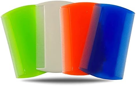 سعر 4 x Double Sided Nit Lice Combs Headlice Narrow Toothed Detection ...