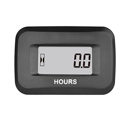 Runleader Digital Hour Meter for Lawn Mower Generator Motocycle Farm ...