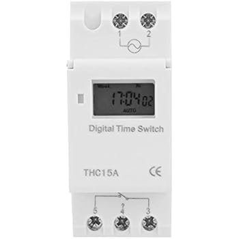 Intermatic T104 208-277-Volt DPST 24 Hour Mechanical Time Switch, Wall ...