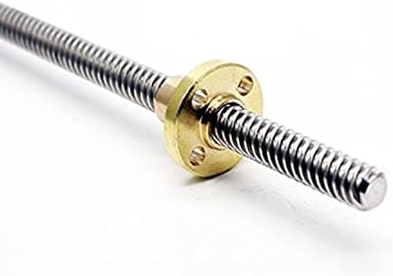 T8 200mm Lead Screw 8mm Thread Lead Screw 2mm Pitch Lead Screw with ...