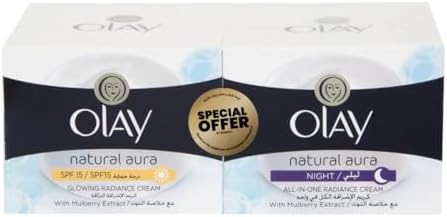 Olay Natural White Day Cream + Night Cream, 50 g price in Saudi Arabia ...