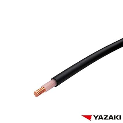 Amazon | 矢崎総業/YAZAKI CV 14sq 1芯 柔らか電線 600V耐圧電線 架橋ポリエチレン絶縁ビニルシースケーブル (切り売り1m～) SD | 同軸ケーブル | 産業 ...