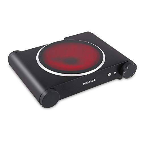 CUSIMAX Electric Burner Hot Plate for Cooking Cast Iron hot plates Heat ...
