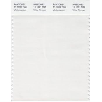 Pantone 11-1001 TCX Smart Color Swatch Card, White Alyssum - Wall Decor ...