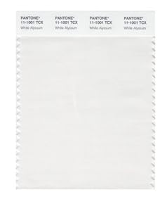 Pantone 11-1001 TCX Smart Color Swatch Card, White Alyssum - Wall Decor ...