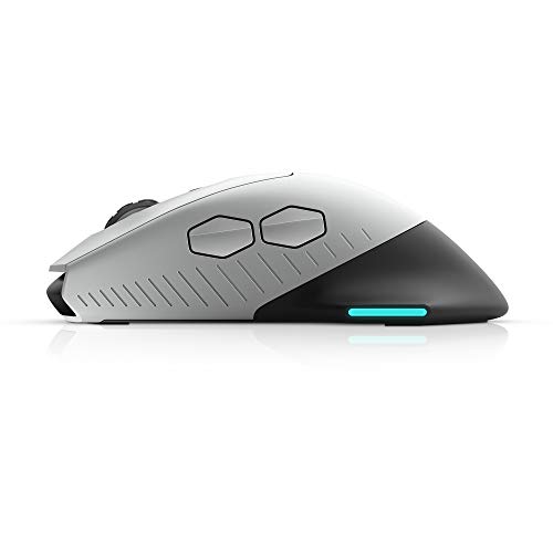 Alienware AW610M Wired/Wireless Gaming Mouse - 16000 DPI Optical Sensor ...