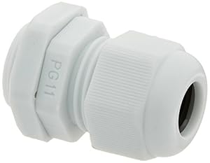 10 Pcs White Plastic PG11 Waterproof Cable Glands Connectors - Conduit ...