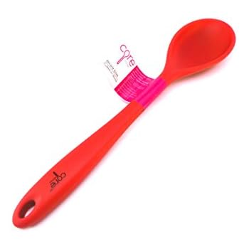 Amazon.com: Core Kitchen Silicone Large 12 Inch Spoon And Mini 8.25 ...