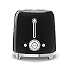 SMEG 2 Slice Toaster with 6 Presets and Defrost Function and Removable ...