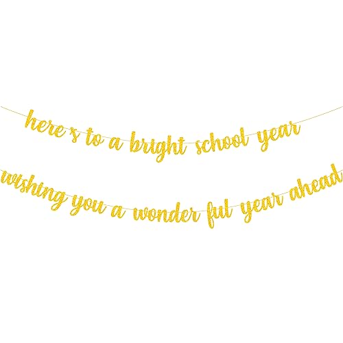 Here’s to a Bright School Year Banner, Wish You a Wonderful Year Ahead ...