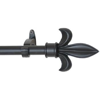 Amazon.com: RULU 44 by 108-Inch Curtain Rod with 3/4-Inch Pipe, 2 ...